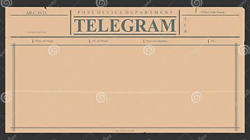 Telegram stock vector. Illustration of nostalgic, antique - 44564268
