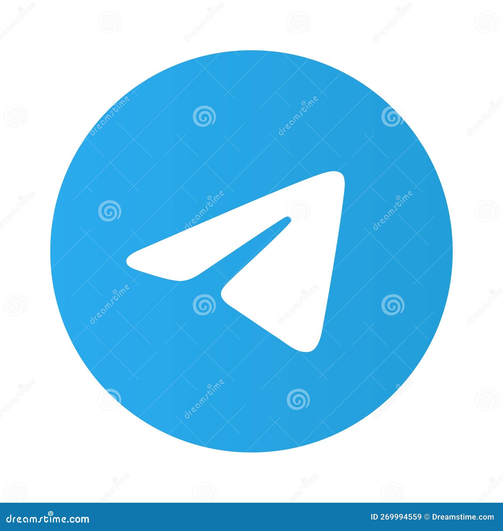 Telegram Instant Messaging App Icon Editorial Stock Image ...