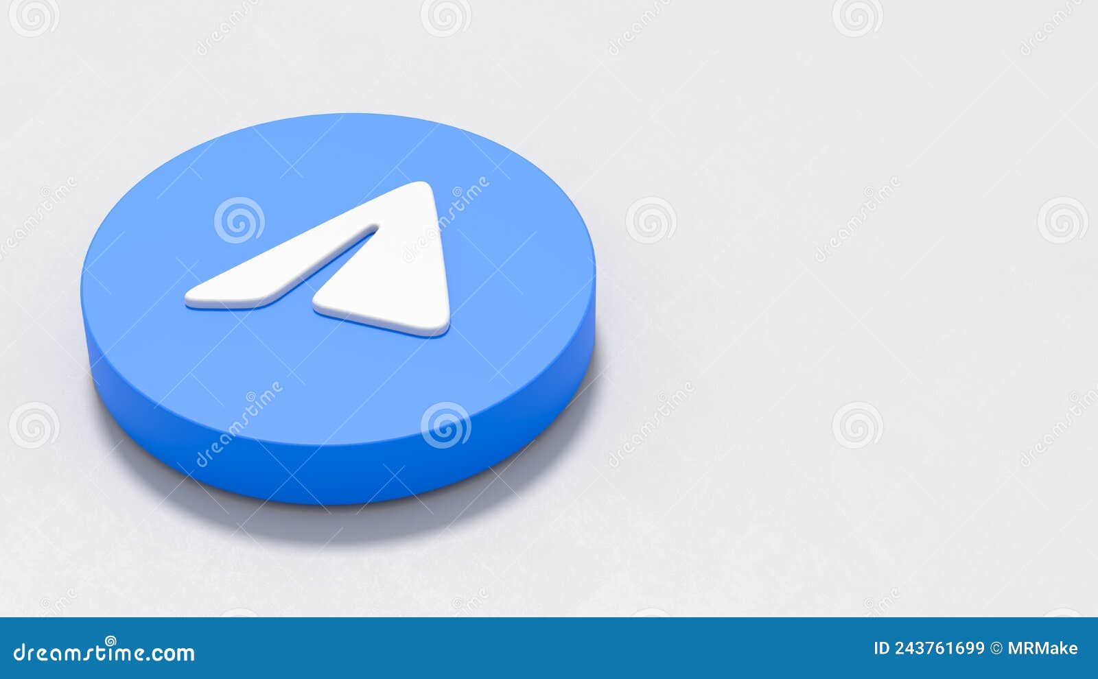 Telegram Logo Spotlighted On Black Background Editorial Image ...