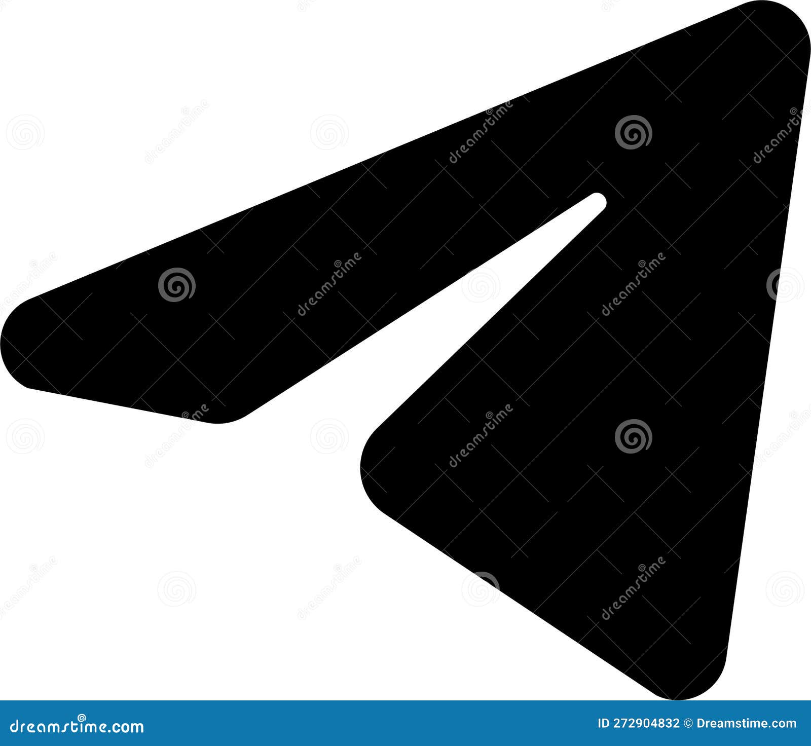 Telegram Logo Messenger Icon. Realistic Social Media Logotype Editorial ...