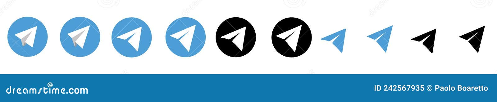 Telegram Logo. Telegram Button Editorial Image - Illustration of logo ...