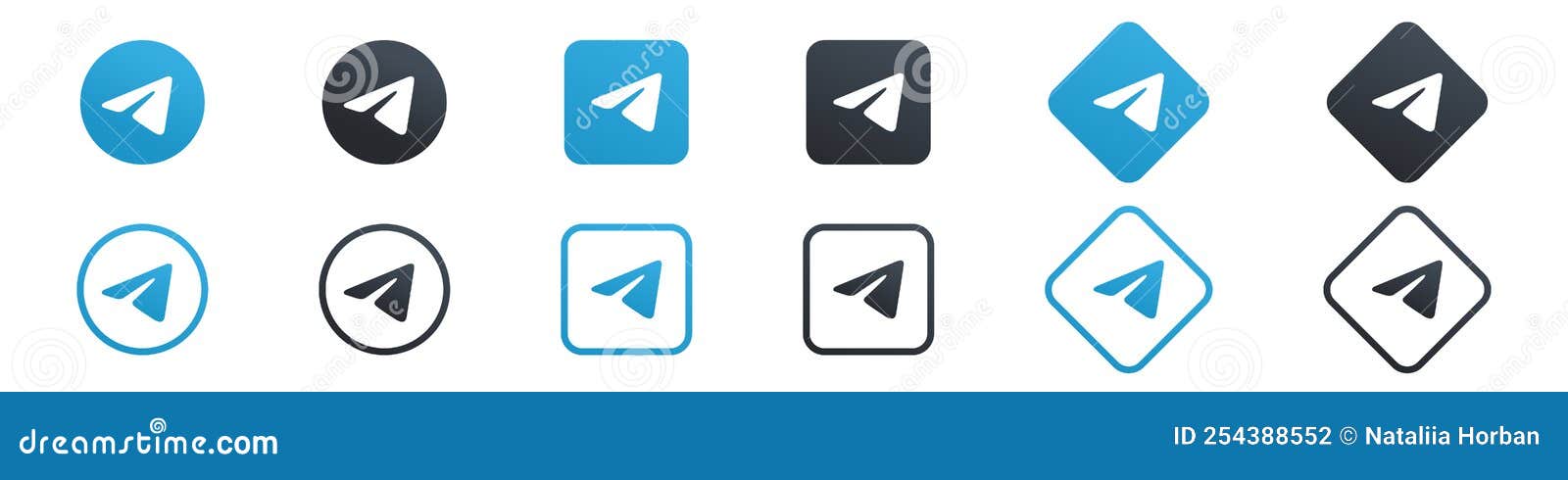 Telegram Logo. Telegram Button. Telegram Icon. Telegram Vector ...