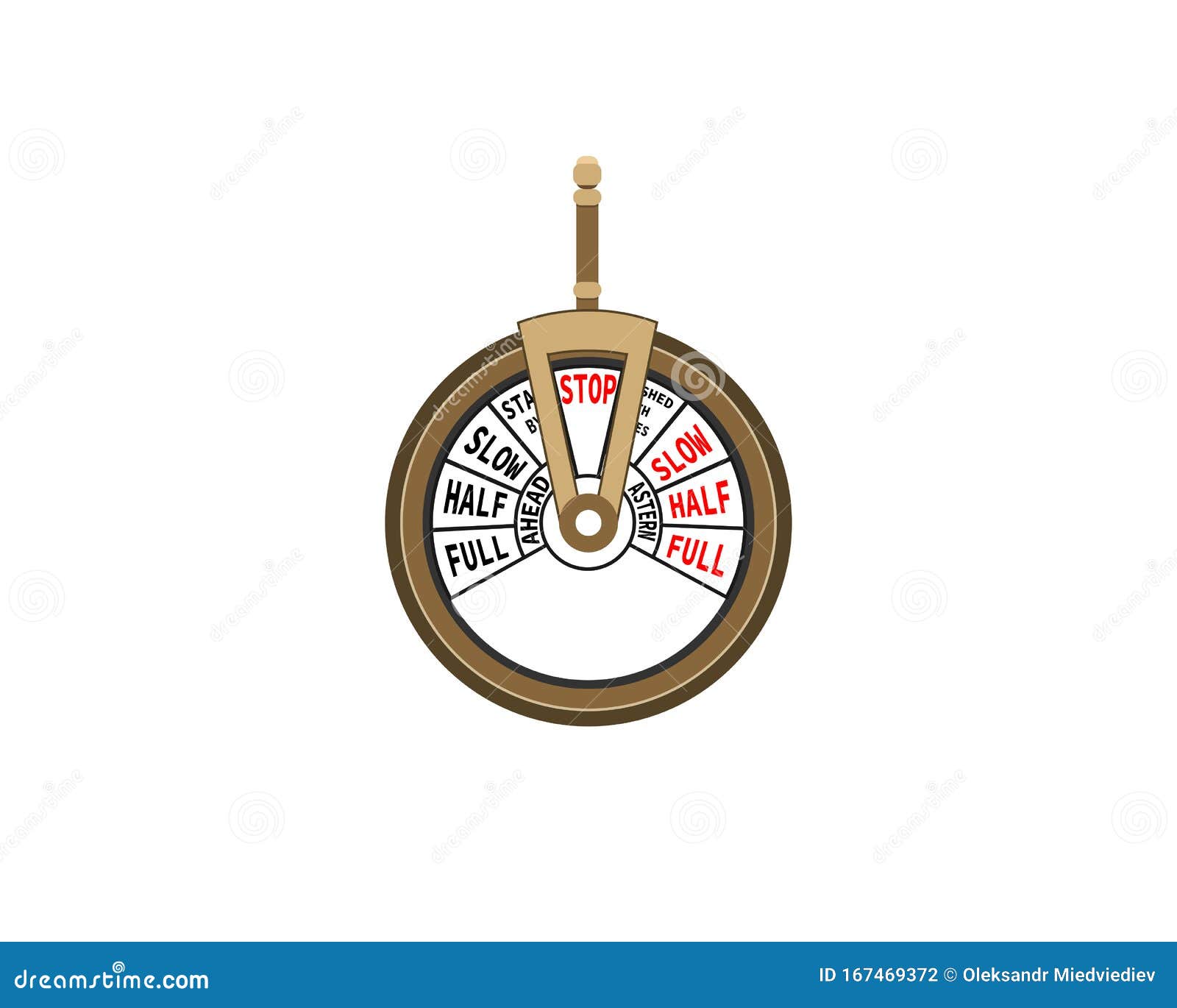 Telegraph Machine Isolated on White Background. Vector Illustration ...