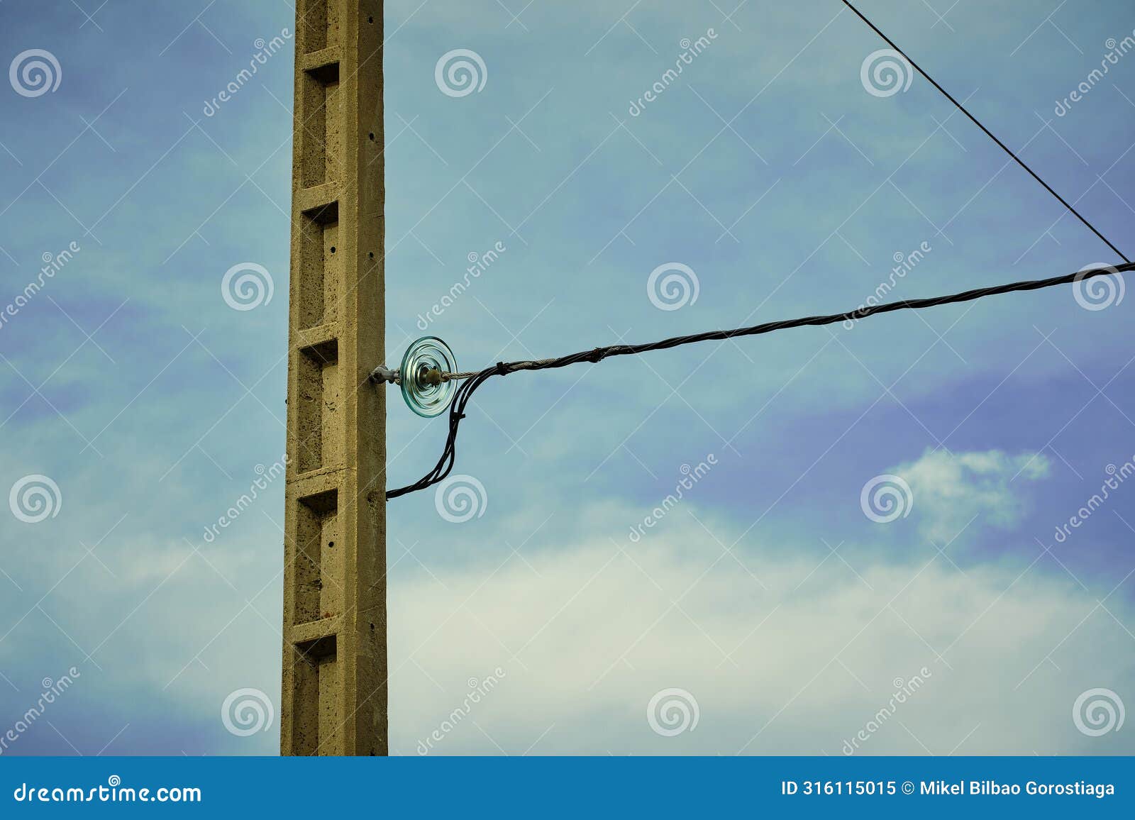 Telegraph pole detail stock image. Image of pole, structure - 316115015
