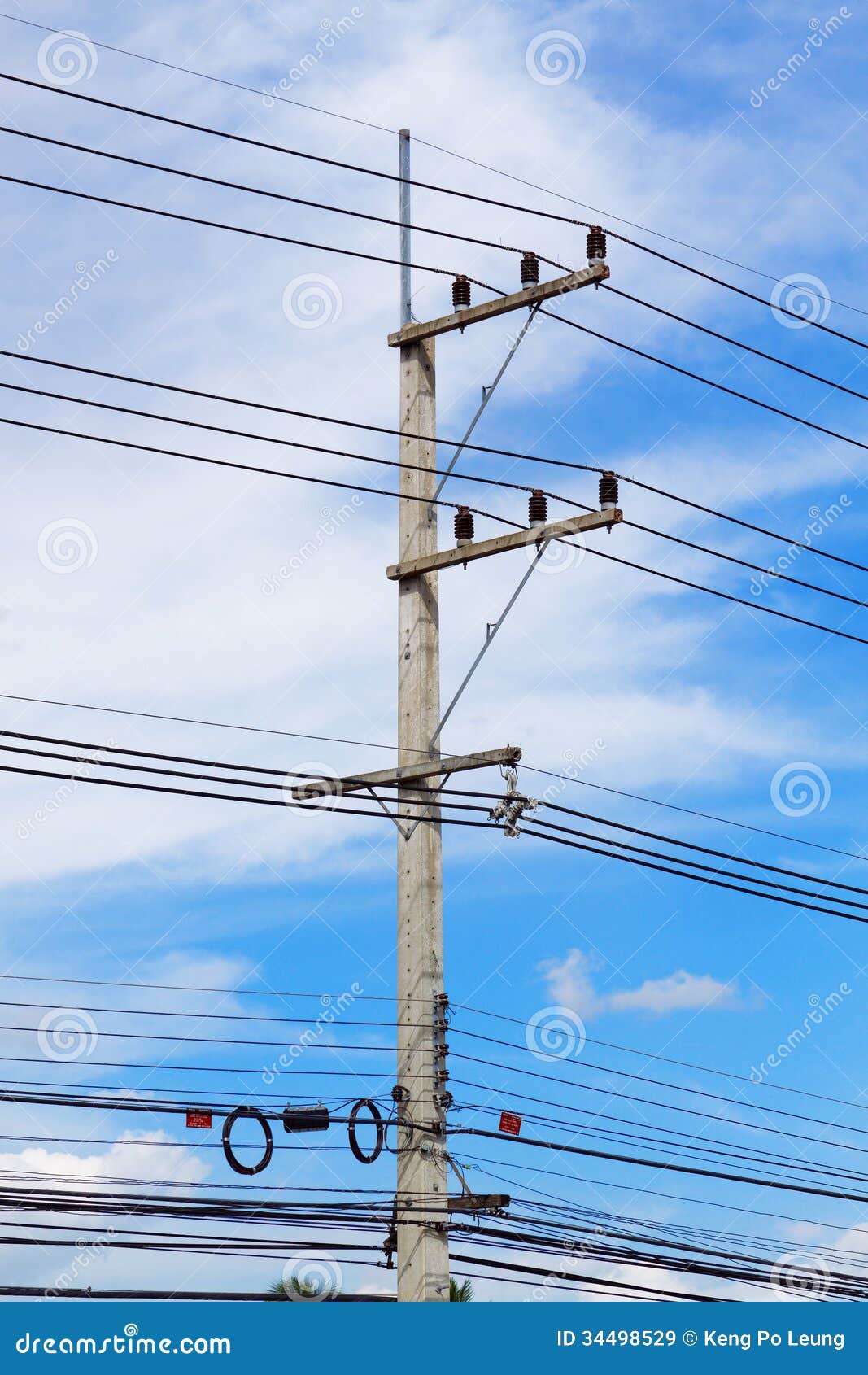 Telegraph pole stock image. Image of internet, electrical - 34498529