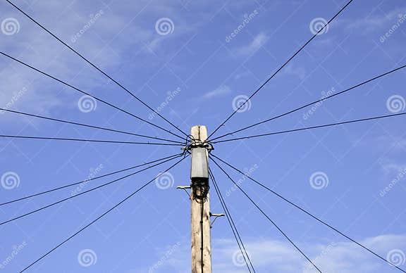 Telegraph post stock image. Image of connection, england - 13690501