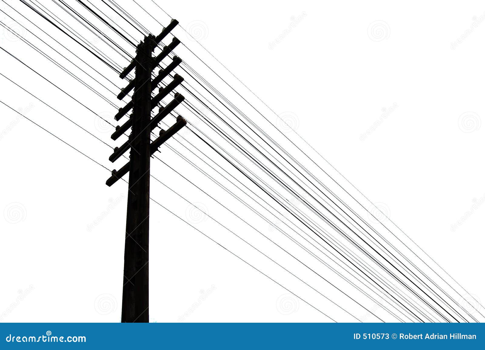 Telegraph wires stock illustration. Illustration of message - 510573