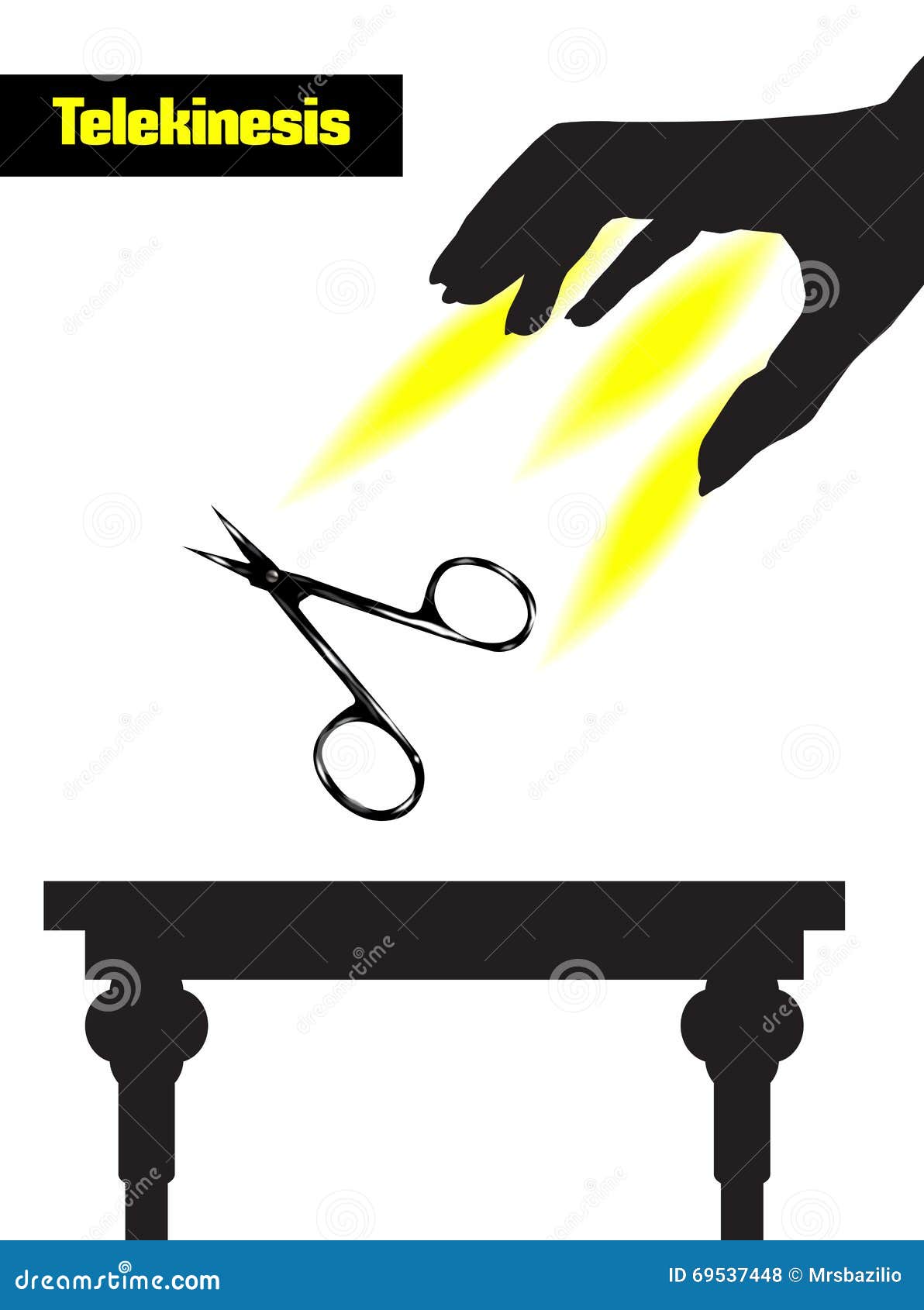 Telekinesis Paranormal Abilities Stock Illustrations – 6 Telekinesis ...