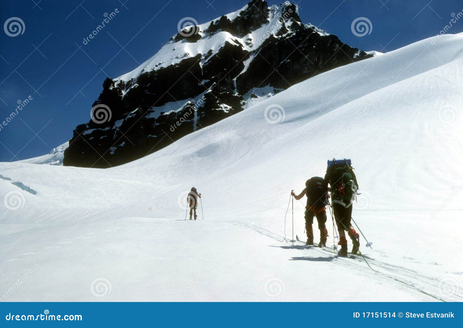 Telemark skiers stock photo. Image of skier, skis, climber - 17151514
