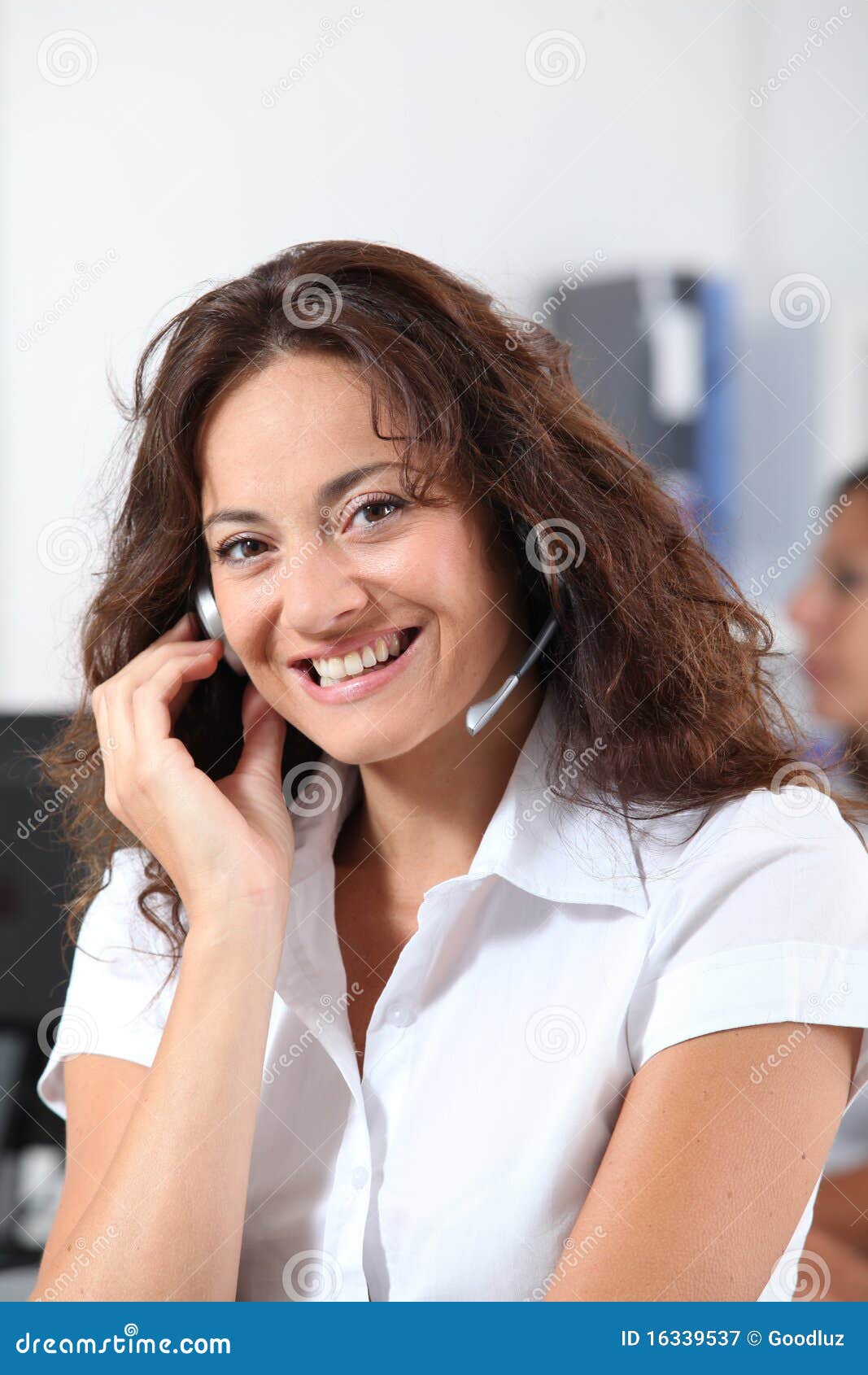 Telemarketing stock image. Image of customer, assistant - 16339537