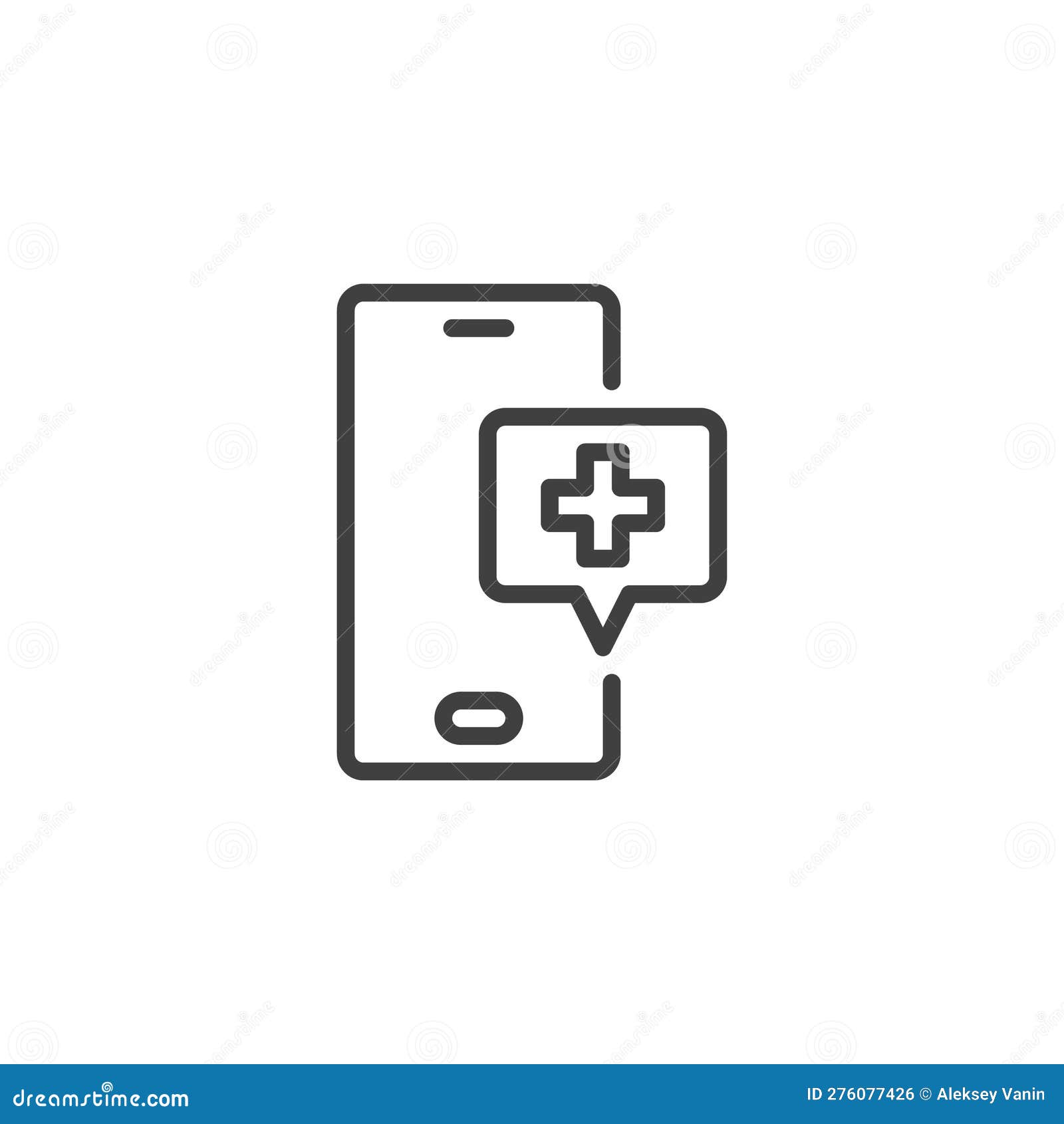 Telemedicine Line Icon, Outline Symbol, Vector Illustration, Concept ... Telemedicine Line Icon, Outline Symbol, Vector Illustration, Concept ...