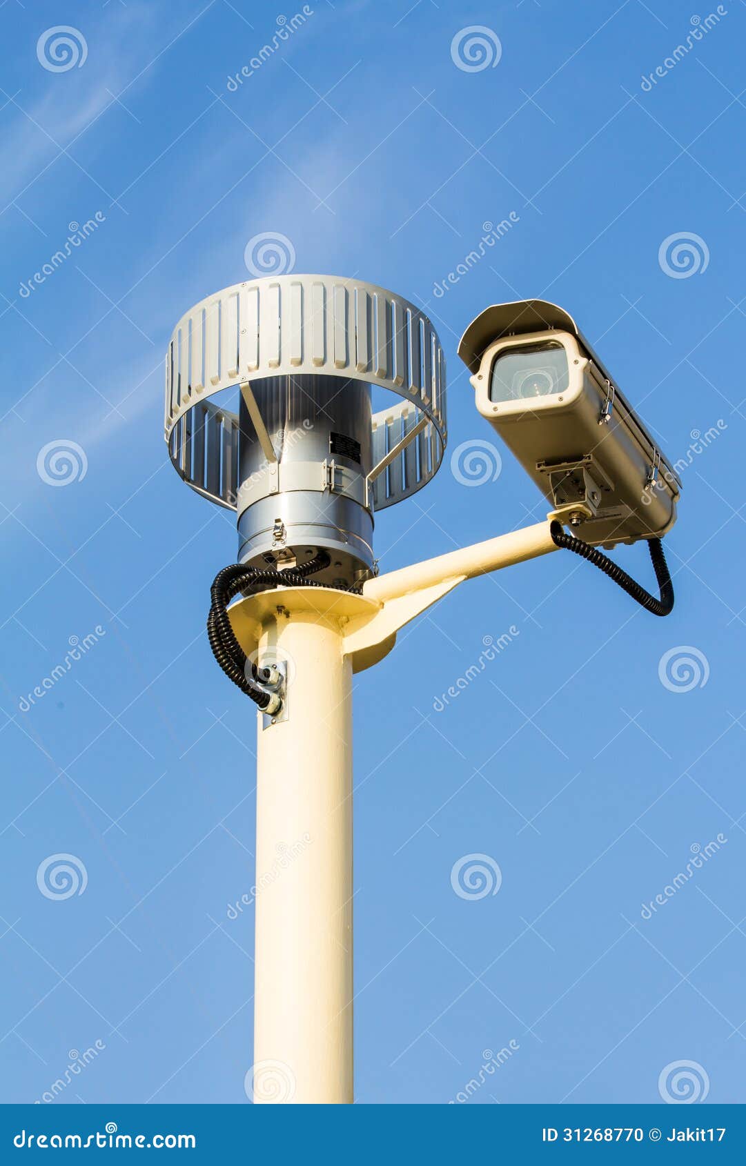 Telemetry System and Security Camera Stock Photo - Image of property ...