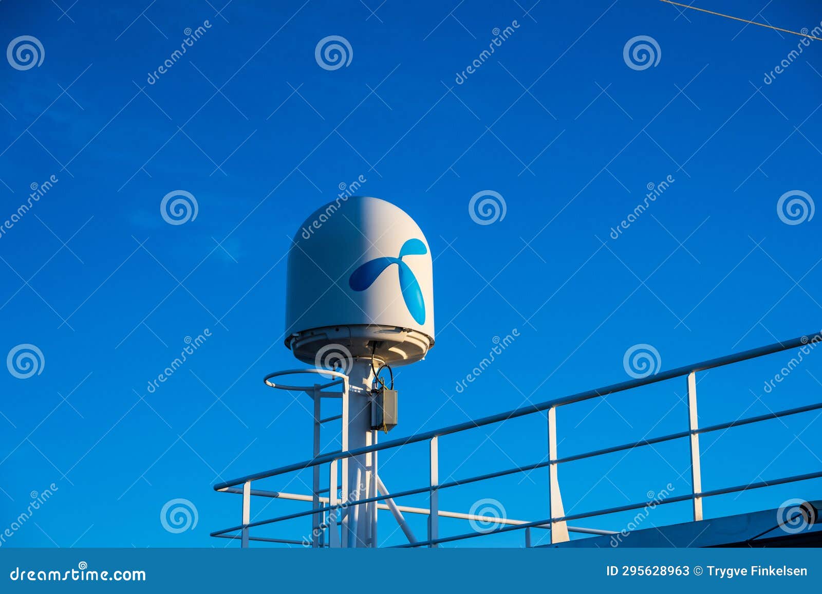 Telenor Satellite Communication on a Ferry.. Editorial Stock Photo ...