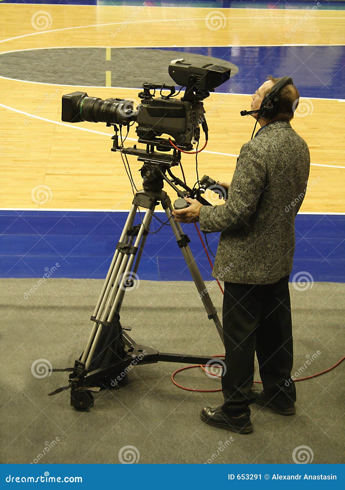 Teleoperator imagem de stock. Imagem de operador, câmara - 653291