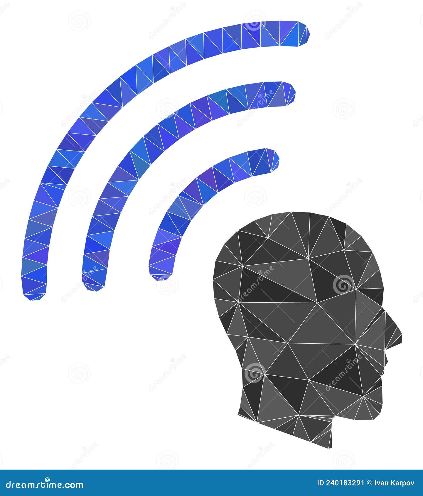 Telepathy Icon On White Background For Graphic And Web Design, Modern ...