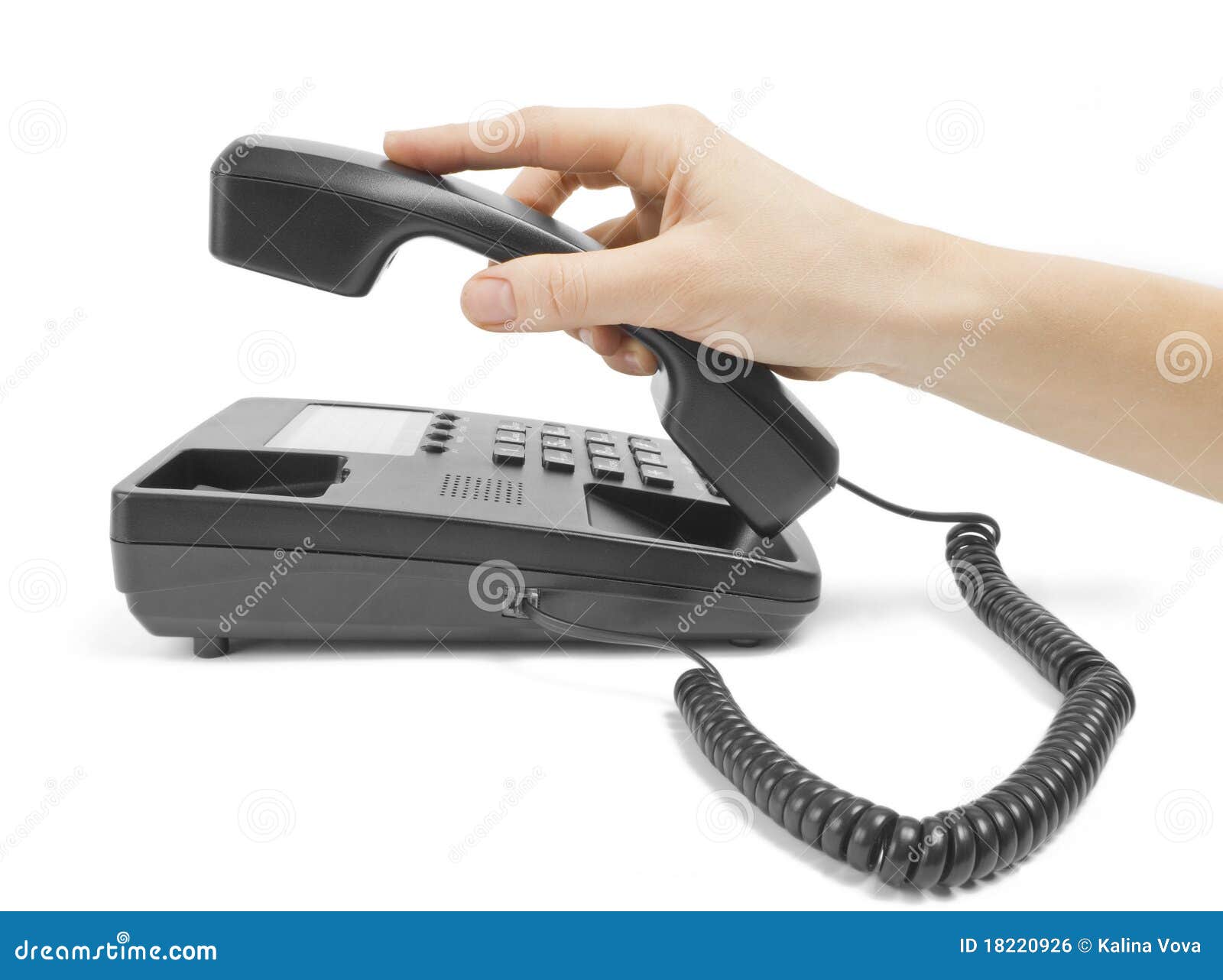 Telephone stock photo. Image of hand, finger, dialing - 18220926