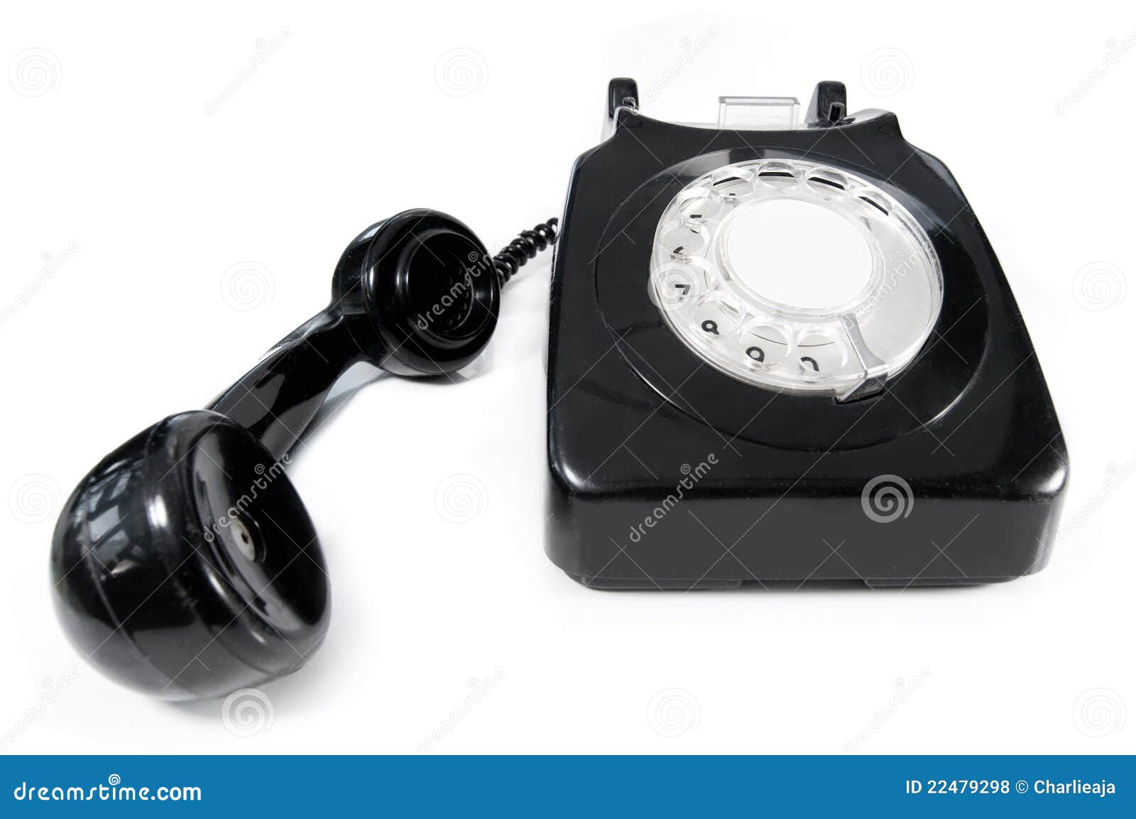Telephone with blank label stock photo. Image of vintage - 22479298