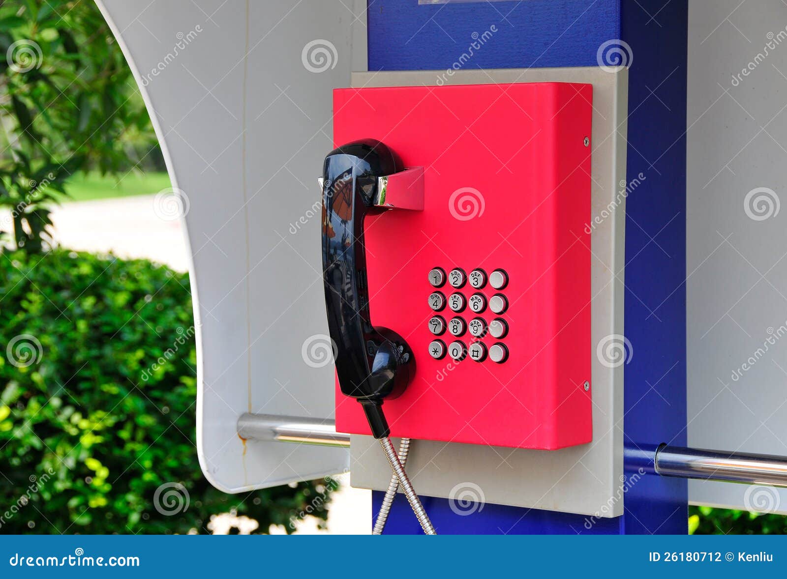Telephone booth stock photo. Image of phone, receiver - 26180712