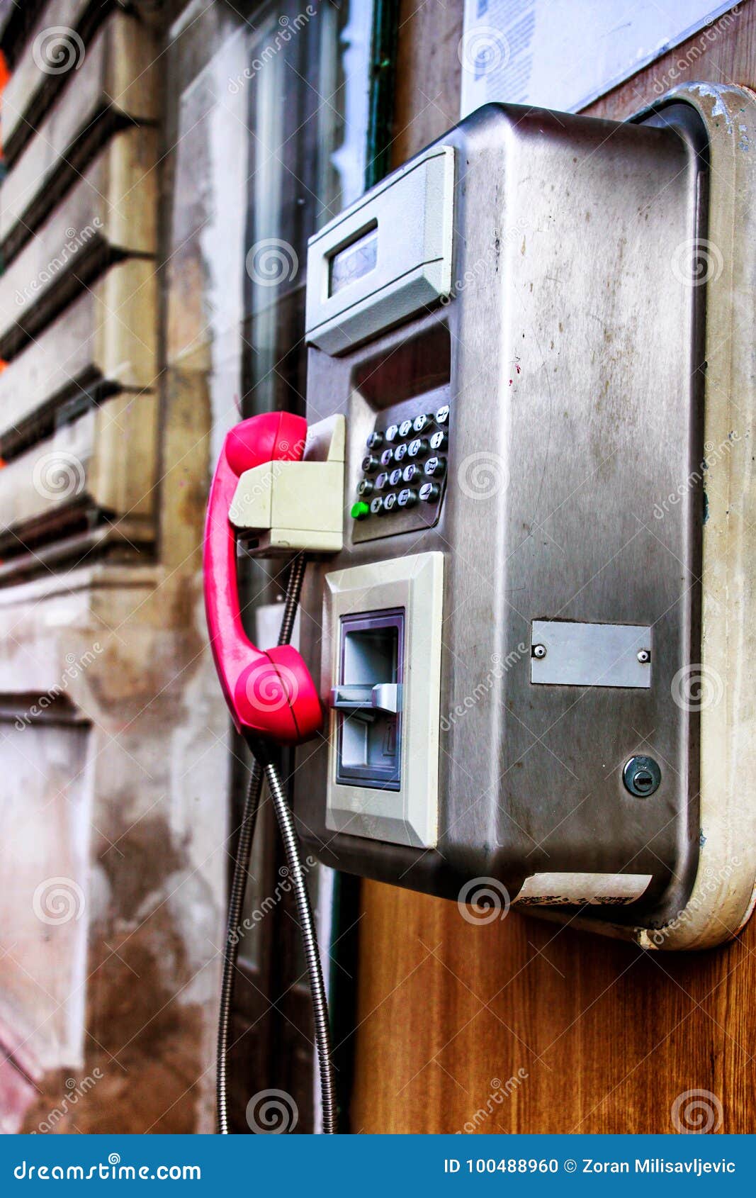 Telephone booth inside stock photo. Image of receiver - 100488960