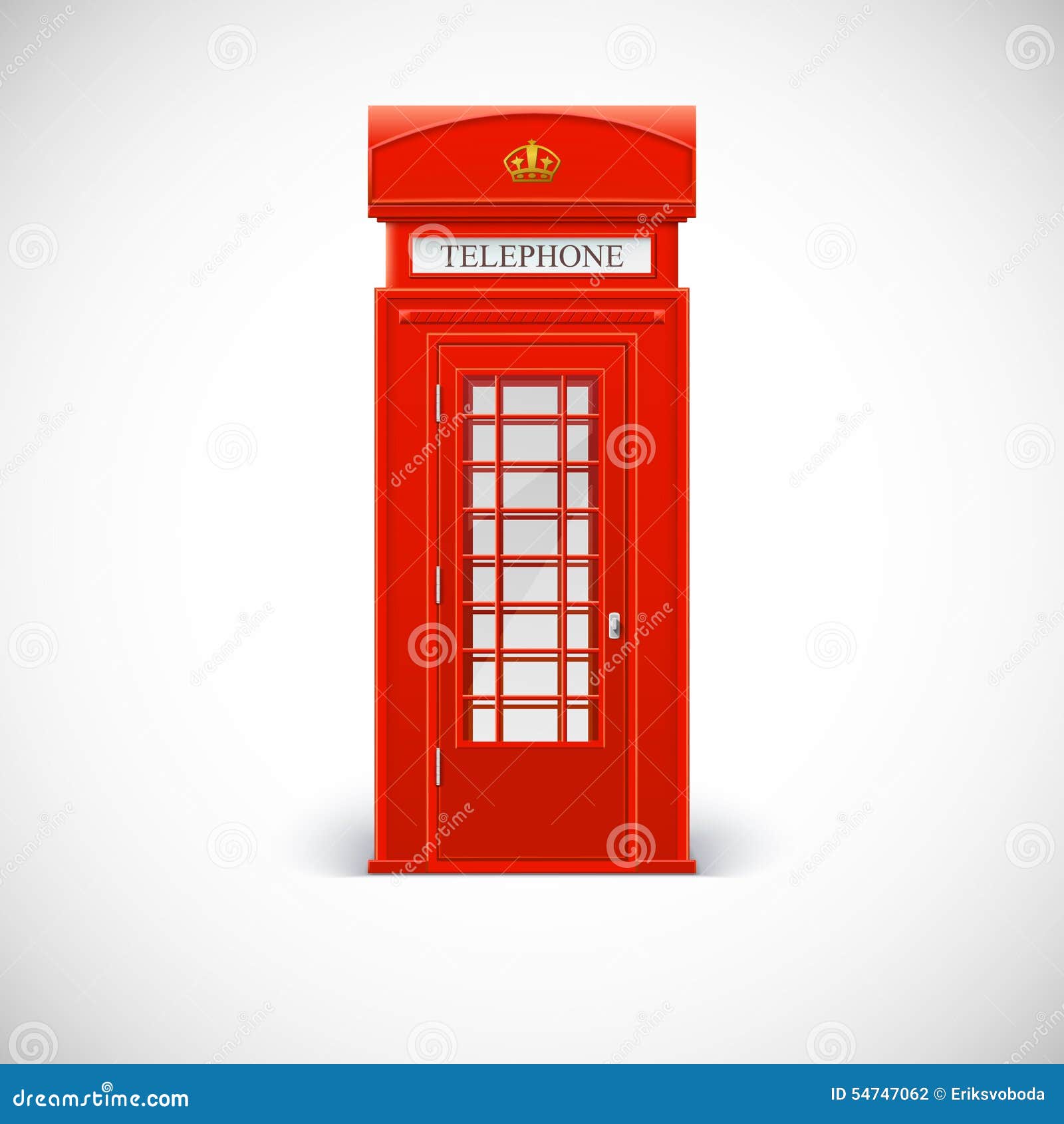 Telephone Box, Londone Style. Stock Vector - Illustration of design ...