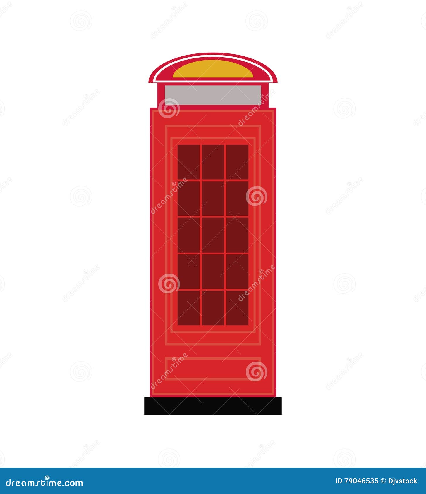 Telephone Cab England Isolated Icon Stock Vector - Illustration of city ...