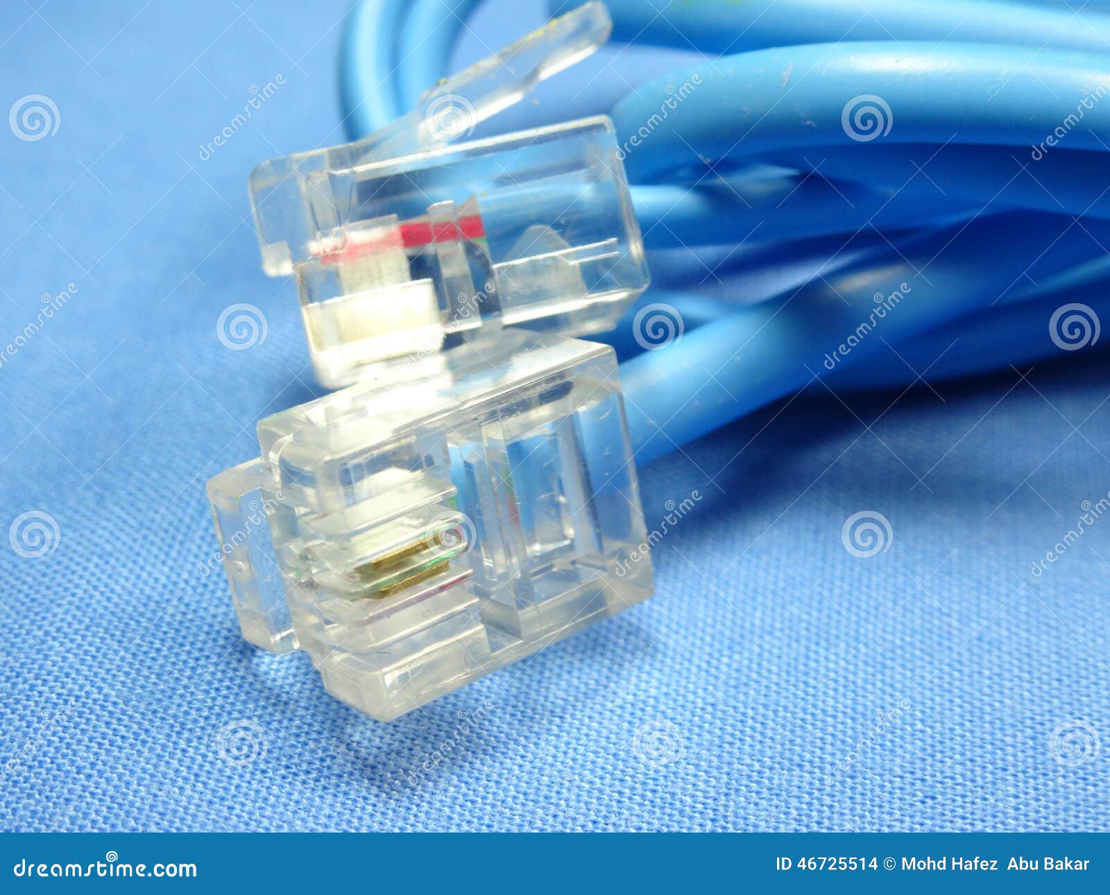 Telephone cable head stock photo. Image of area, modem - 46725514
