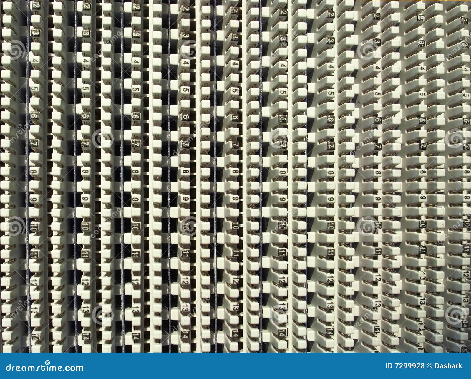 Telephone cable panel stock photo. Image of internet, electronics - 7299928