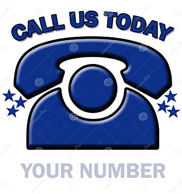 Telephone call today stock illustration. Illustration of call - 8880515