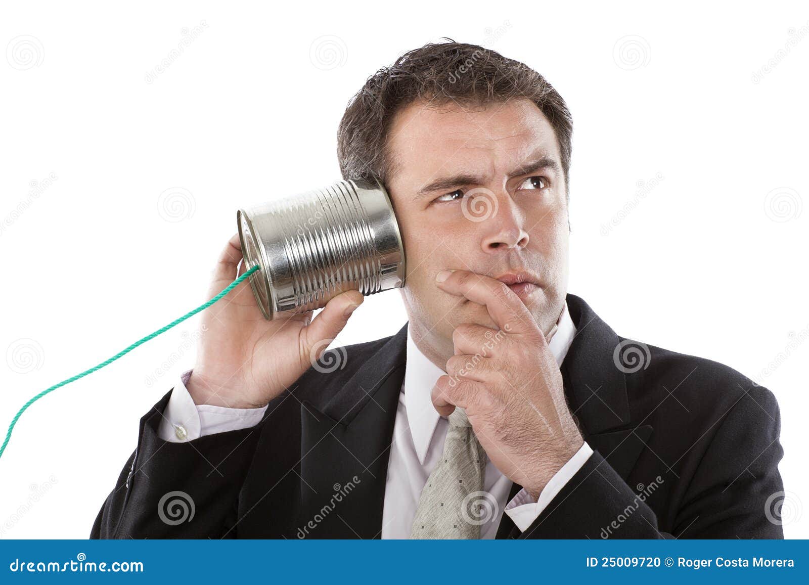 Telephone can stock photo. Image of isolated, communication - 25009720