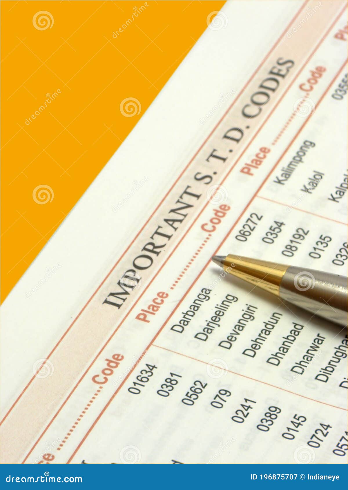 Telephone Code stock image. Image of info, codes, business - 196875707