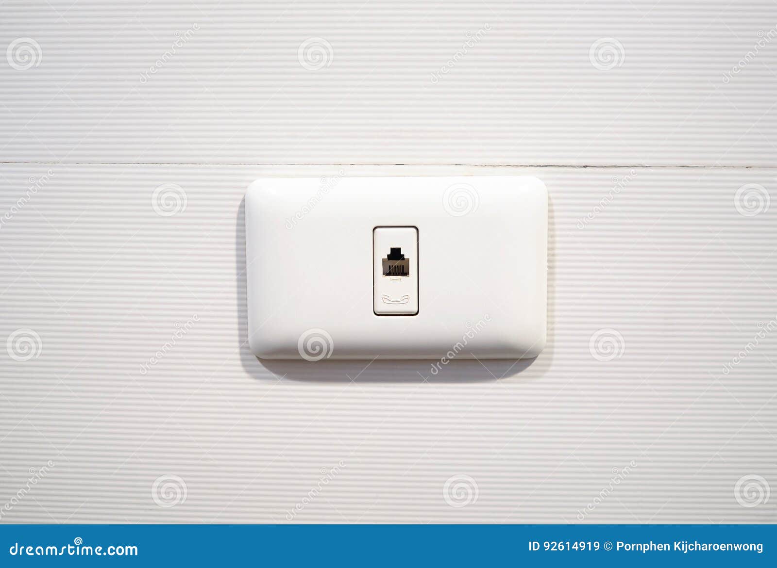 Telephone Connection Mount the Switch. Stock Image - Image of internet ...