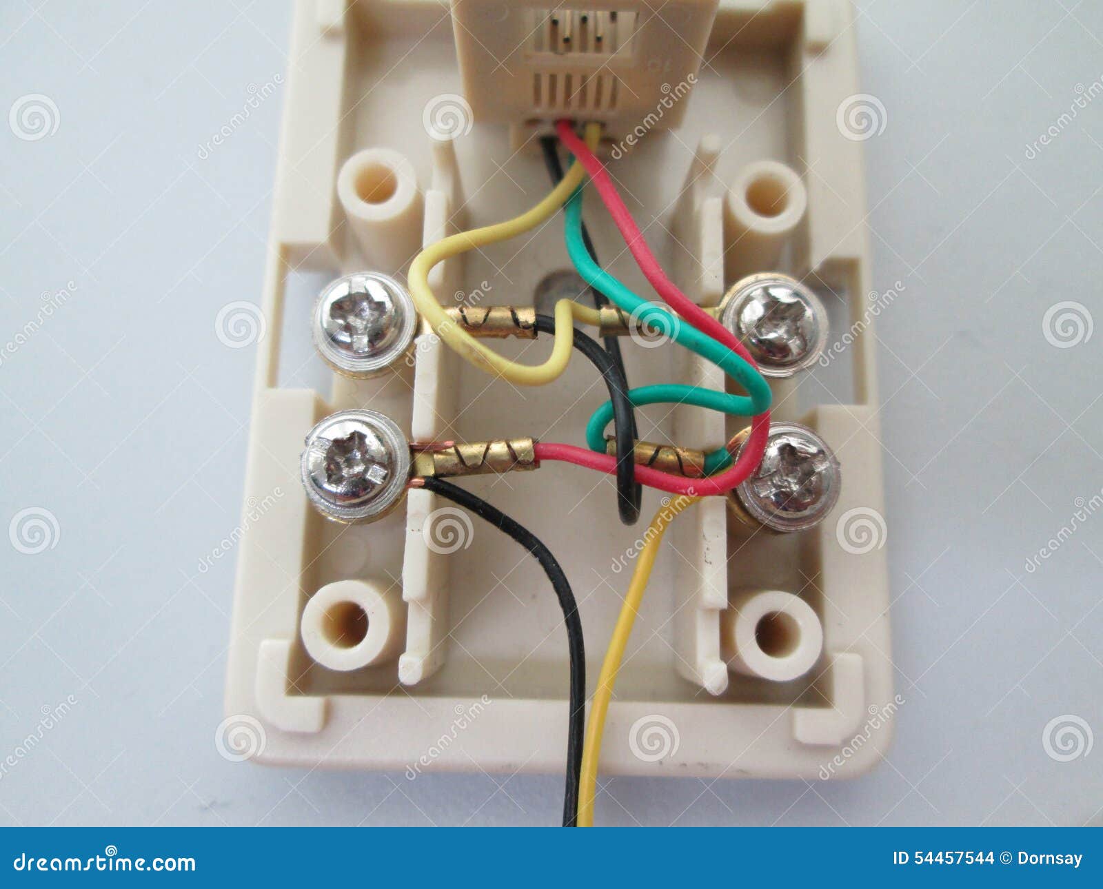 Telephone connecttor stock photo. Image of connection - 54457544