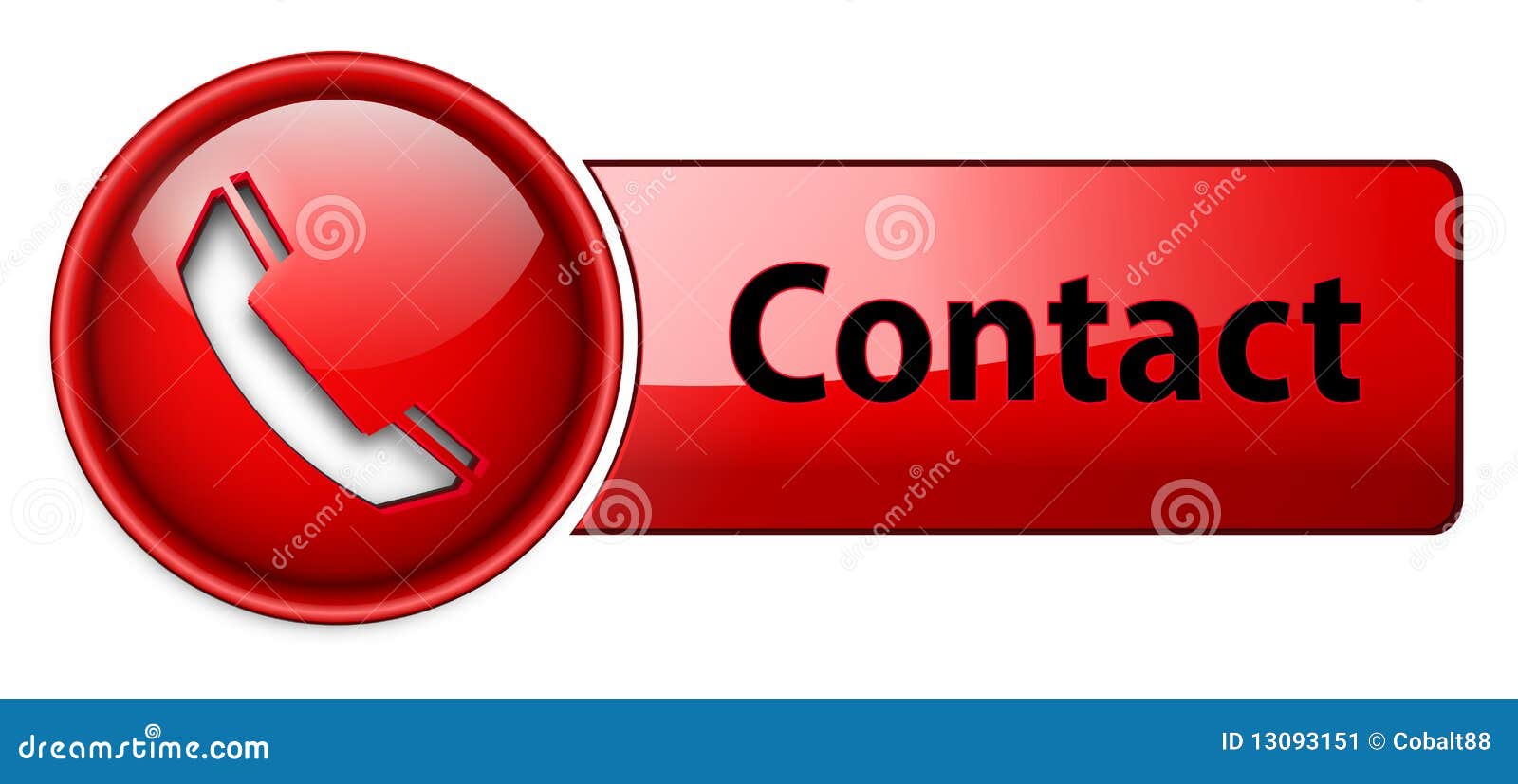 Telephone, Contact Icon Button. Stock Vector - Illustration of customer ...