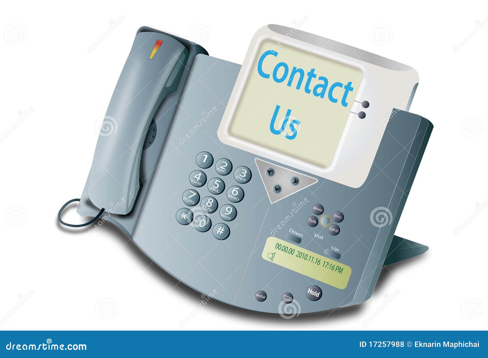 Telephone contact us stock illustration. Illustration of design - 17257988