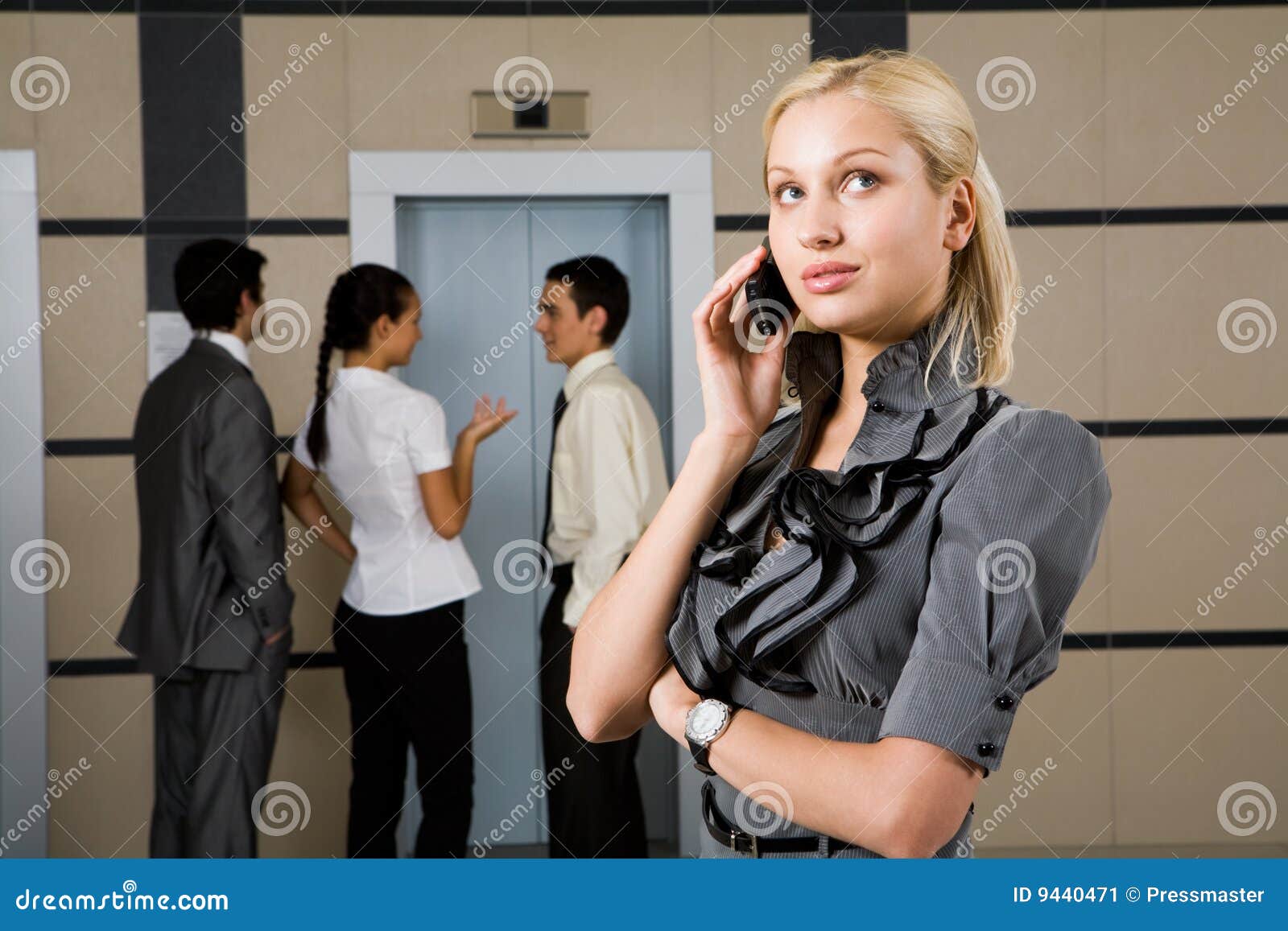 Telephone conversation stock image. Image of executive - 9440471