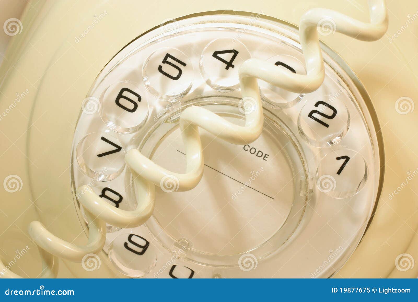 Telephone Dial stock image. Image of spiral, cord, fashioned - 19877675
