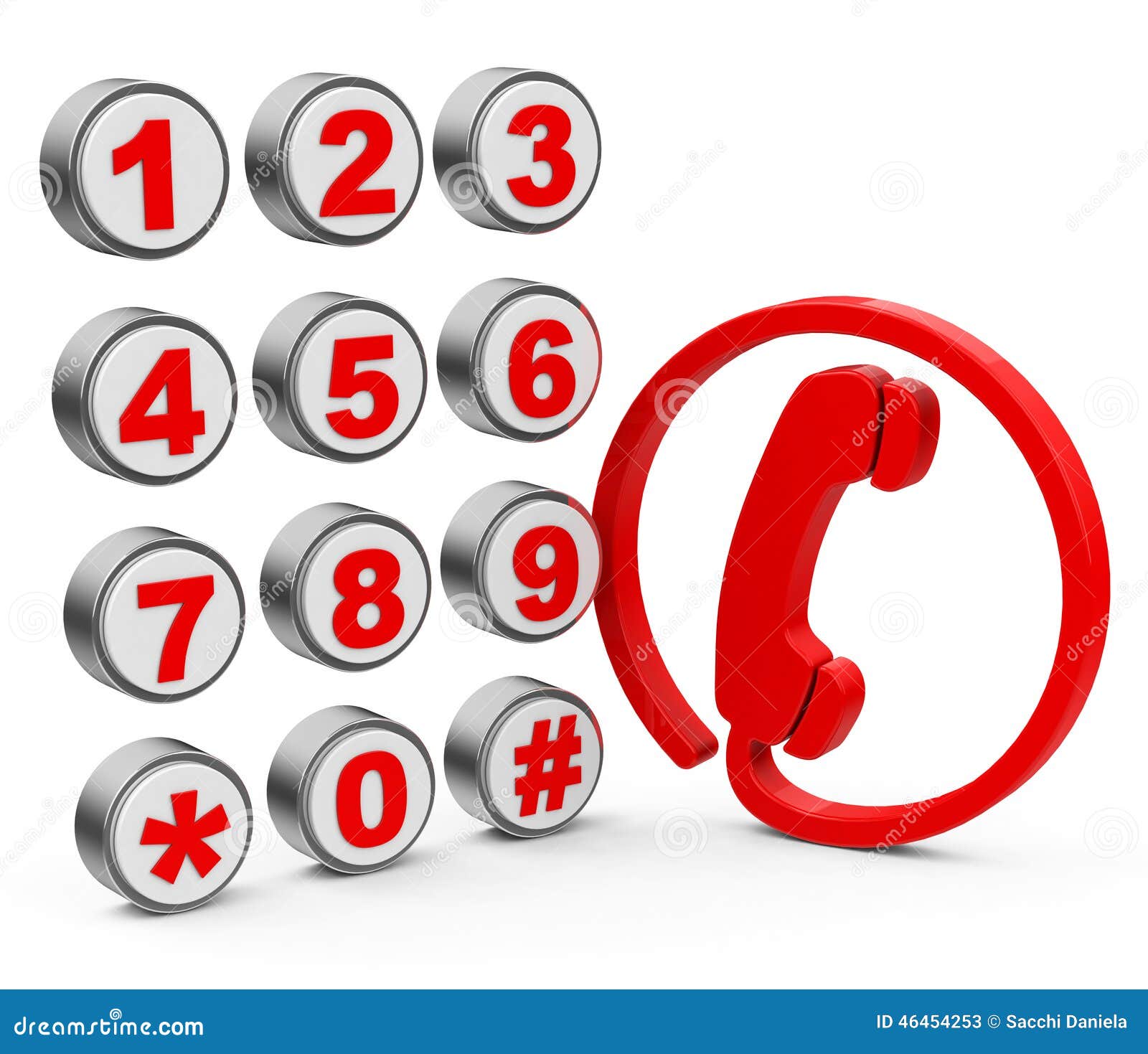 Telephone elements stock illustration. Illustration of call - 46454253