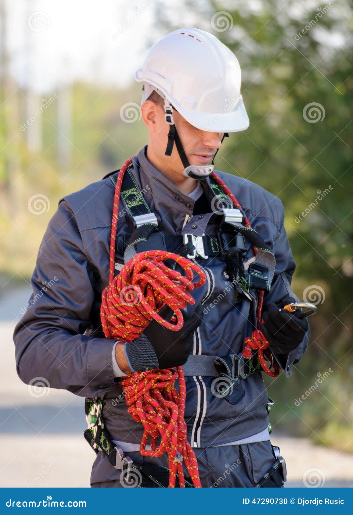 Telephone Engineer stock photo. Image of expertise, connect - 47290730