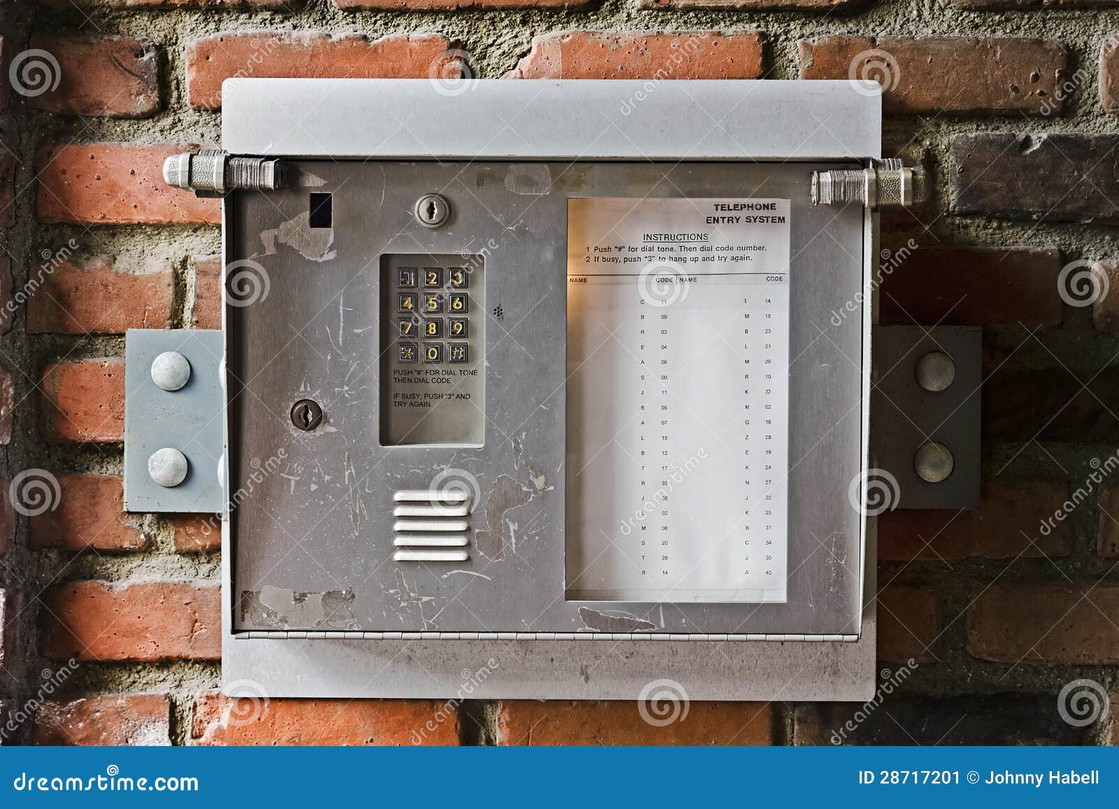 Telephone Entry stock image. Image of contemporary, entry - 28717201