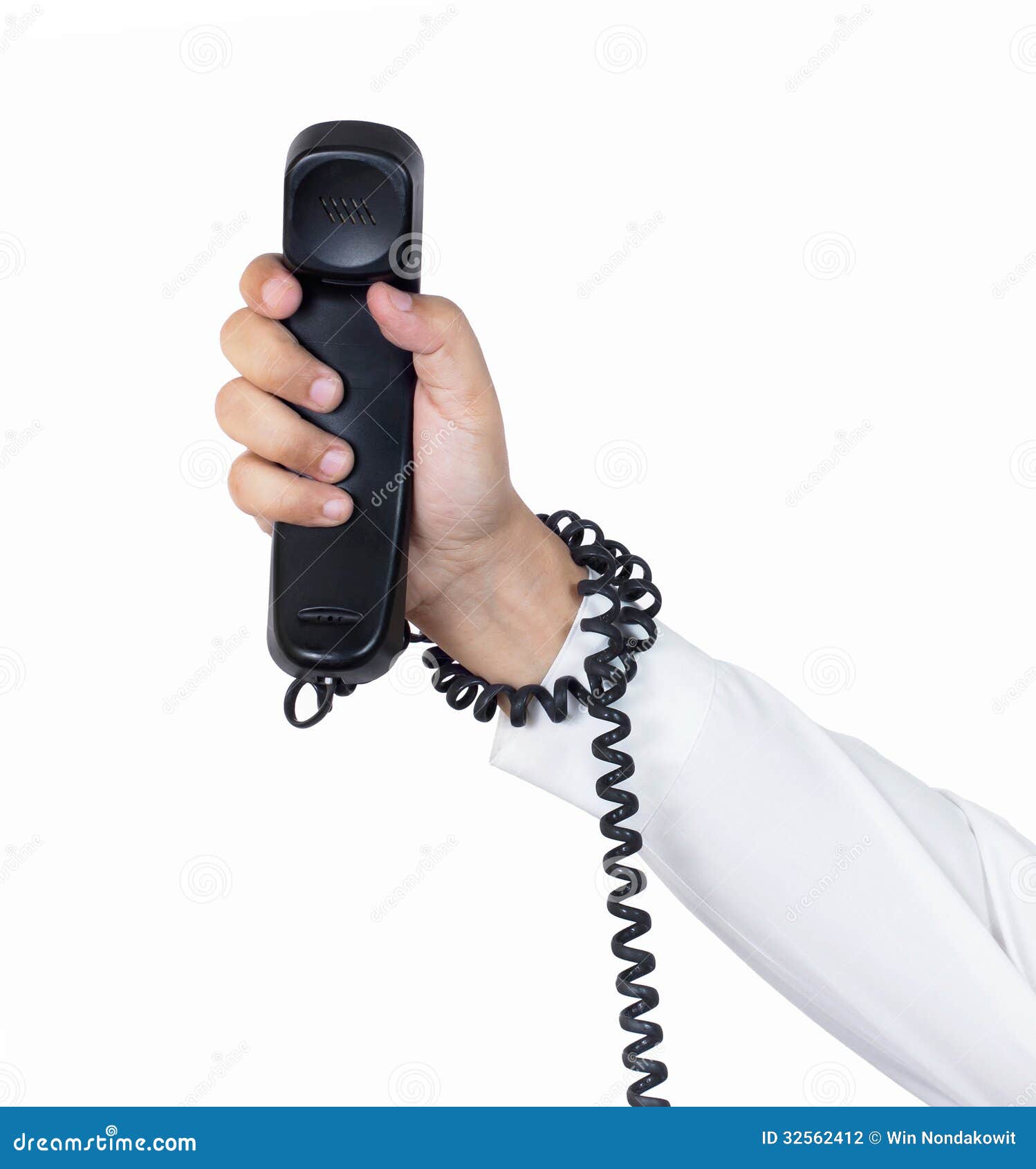 Telephone and hand stock photo. Image of hold, object - 32562412