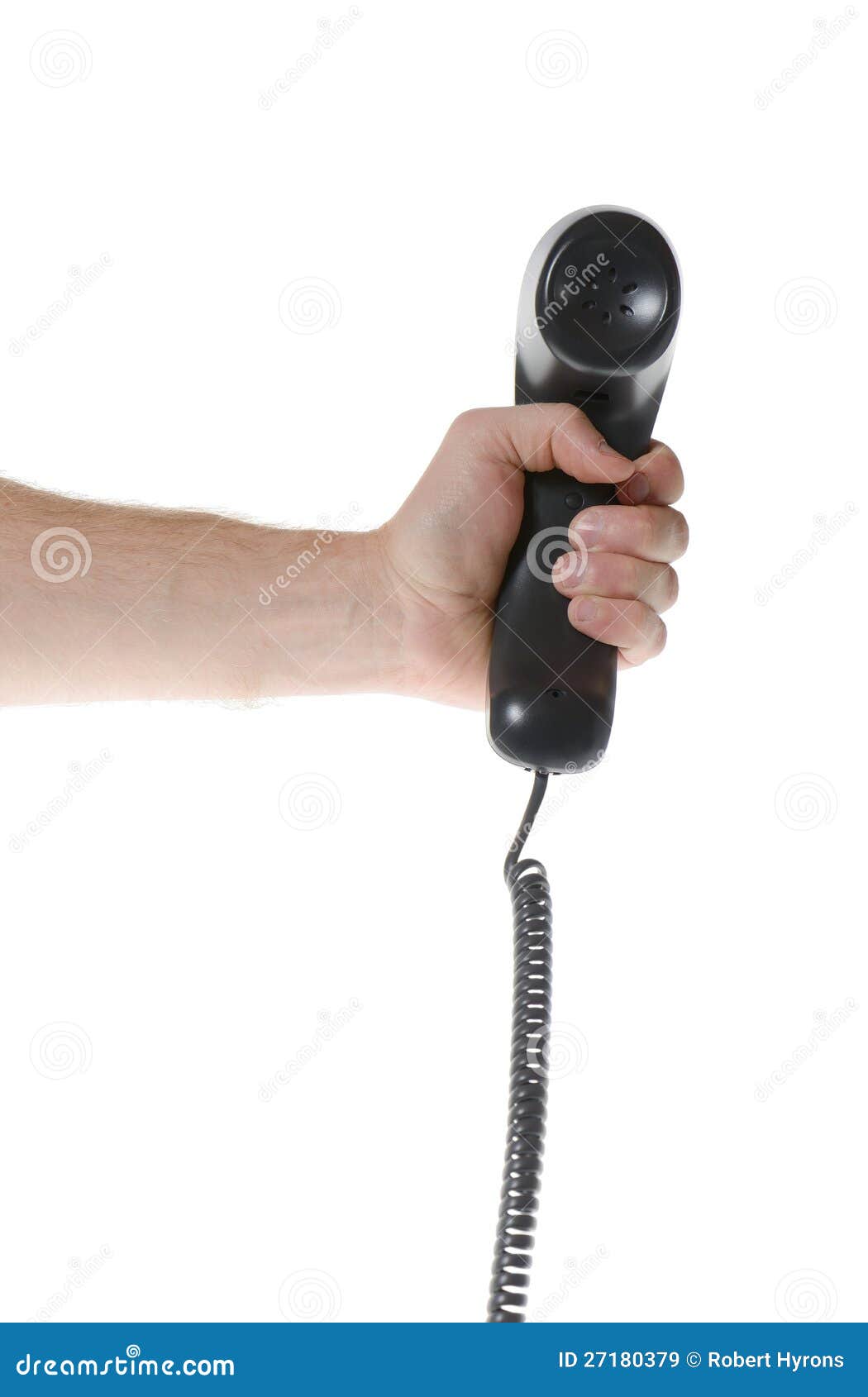 Telephone handset stock image. Image of helpdesk, isolated - 27180379