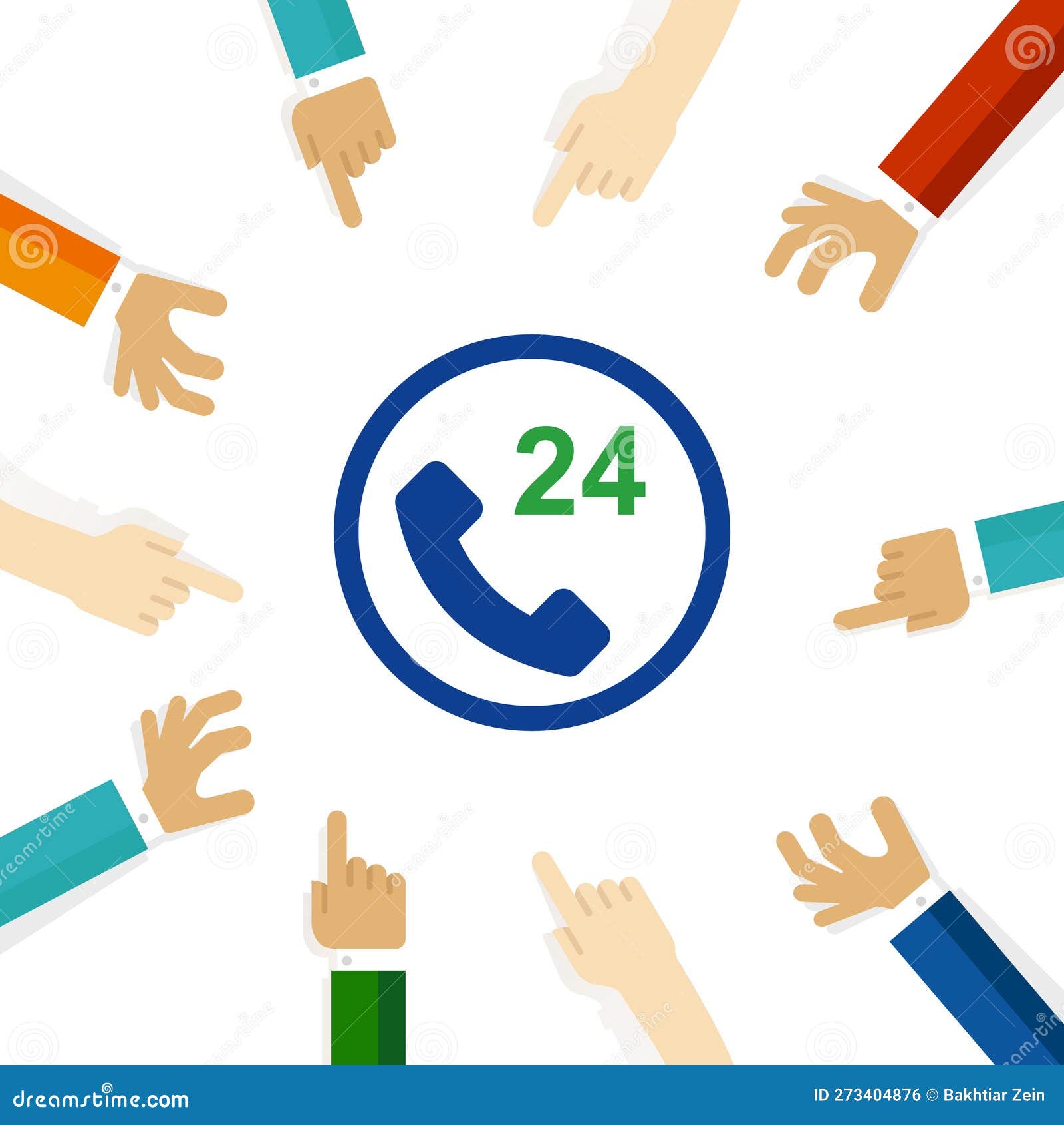 Telephone 24 Hour Operator Service Support Communication Talk Stock ...