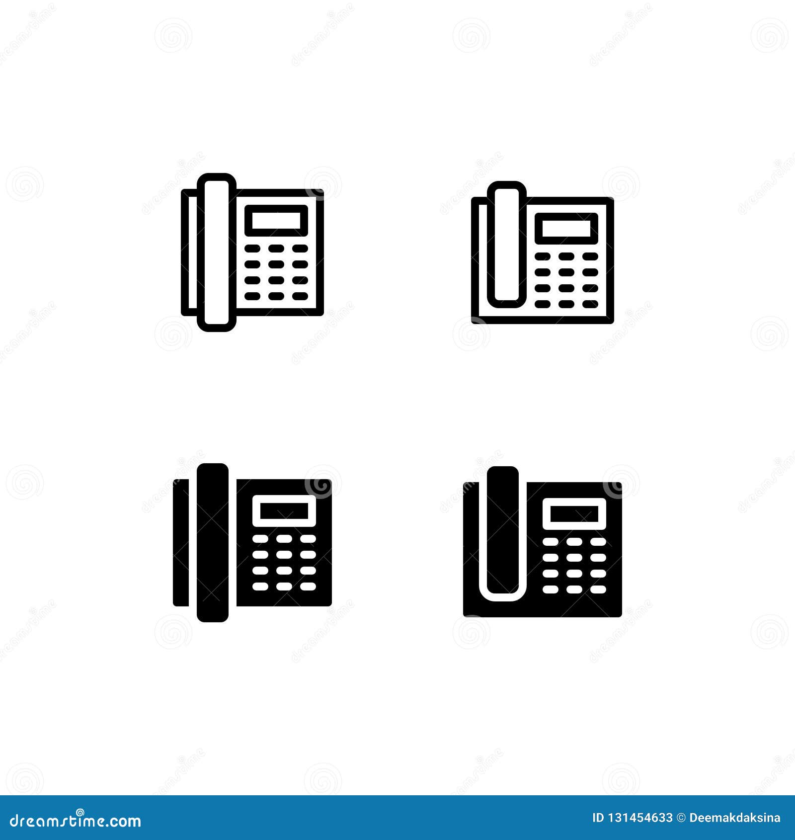 Telephone Icon Logo Vector Symbol. Call Icon Isolated on White ... Telephone Icon Logo Vector Symbol. Call Icon Isolated on White ...