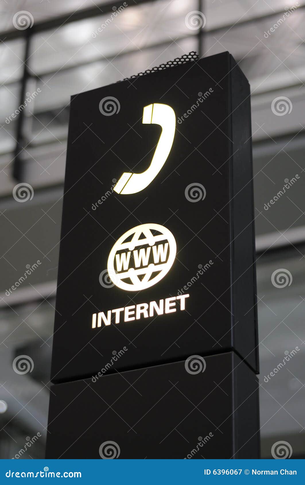 Telephone and Internet Sign Stock Image - Image of travel, telephone ...