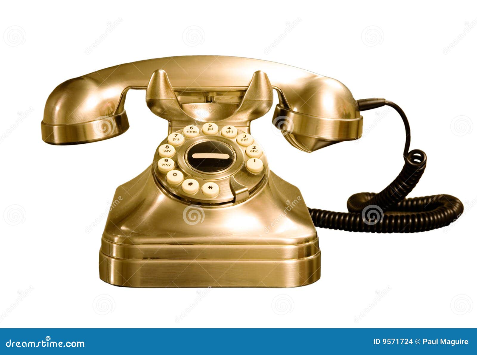 Telephone isolated stock photo. Image of antique, dial - 9571724