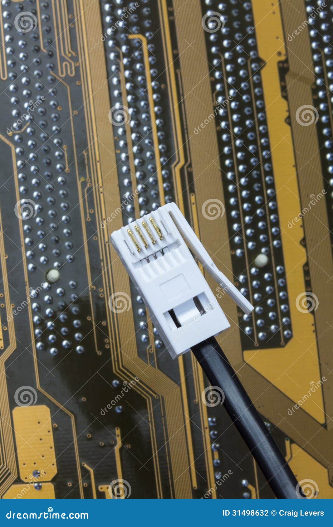 Telephone jack stock photo. Image of rj45, connectivity - 31498632