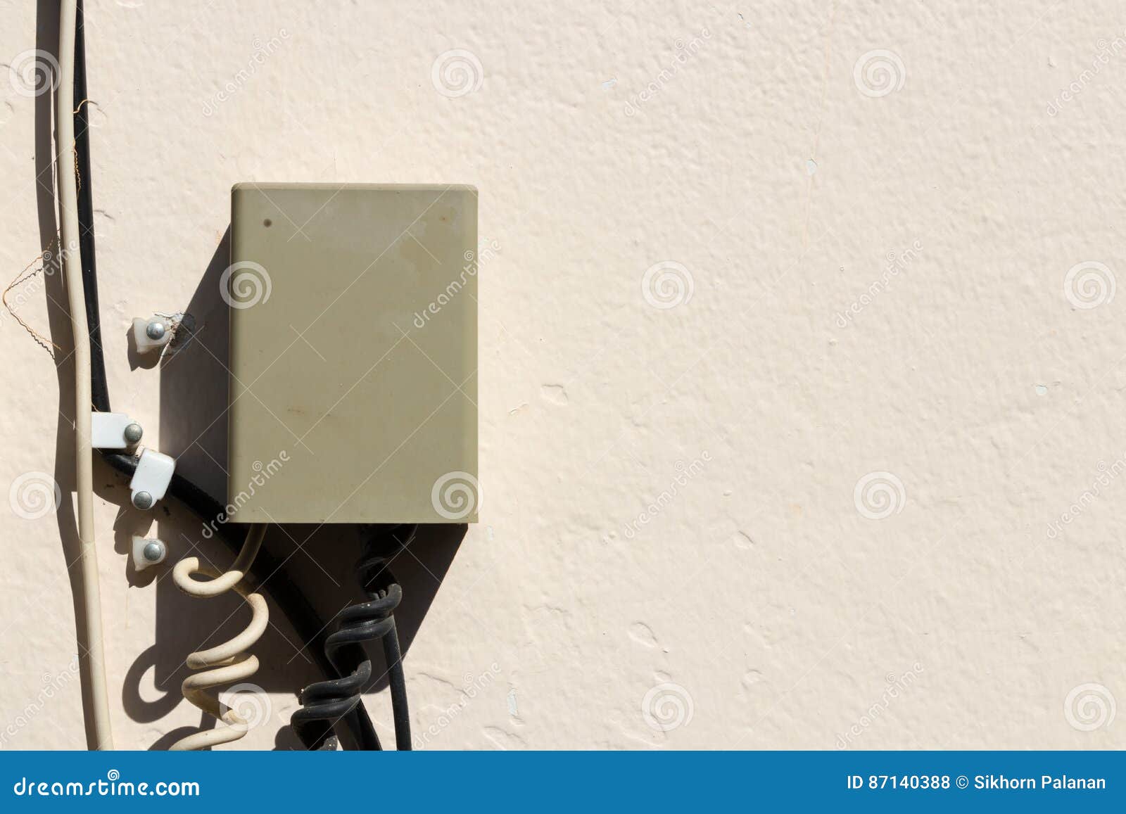 Telephone junction box stock photo. Image of industrial - 87140388