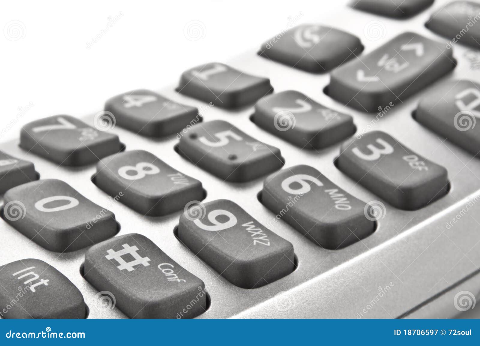 Telephone keypad stock image. Image of buttons, keypad - 18706597