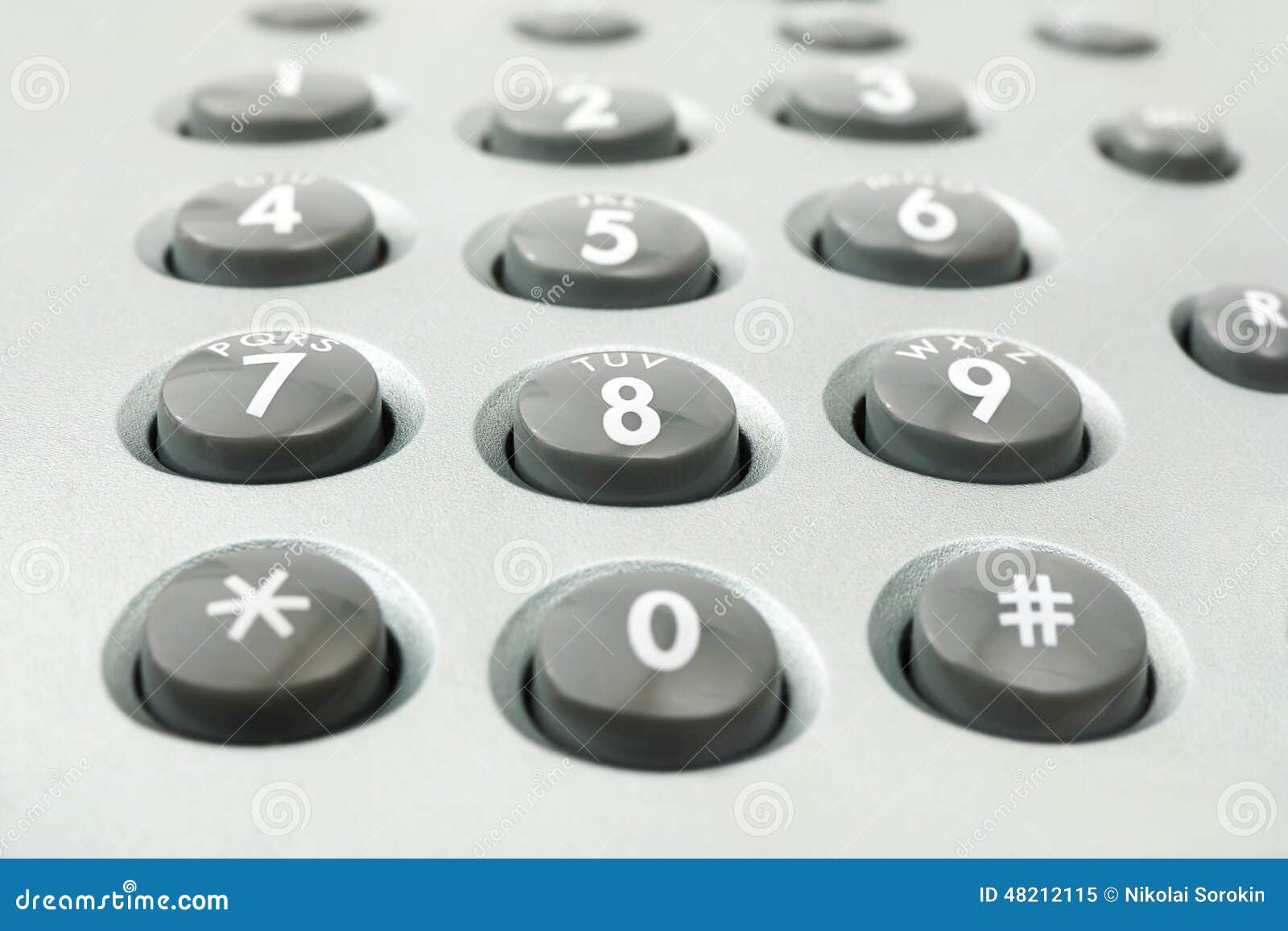 Telephone keypad stock image. Image of macro, communication - 48212115