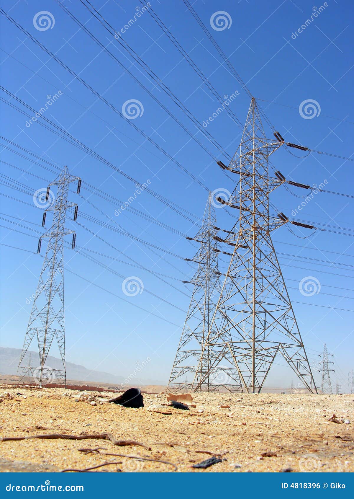 Telephone Line Tower stock photo. Image of global, industrial - 4818396